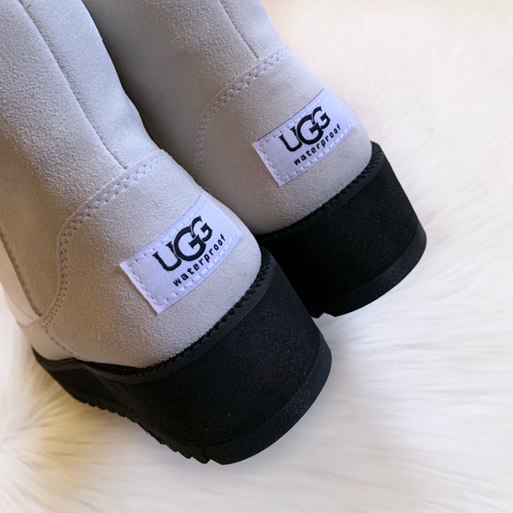 UGG | Shoes | Ugg White Ridge Mini Waterproof Puffer Boots | Poshmark